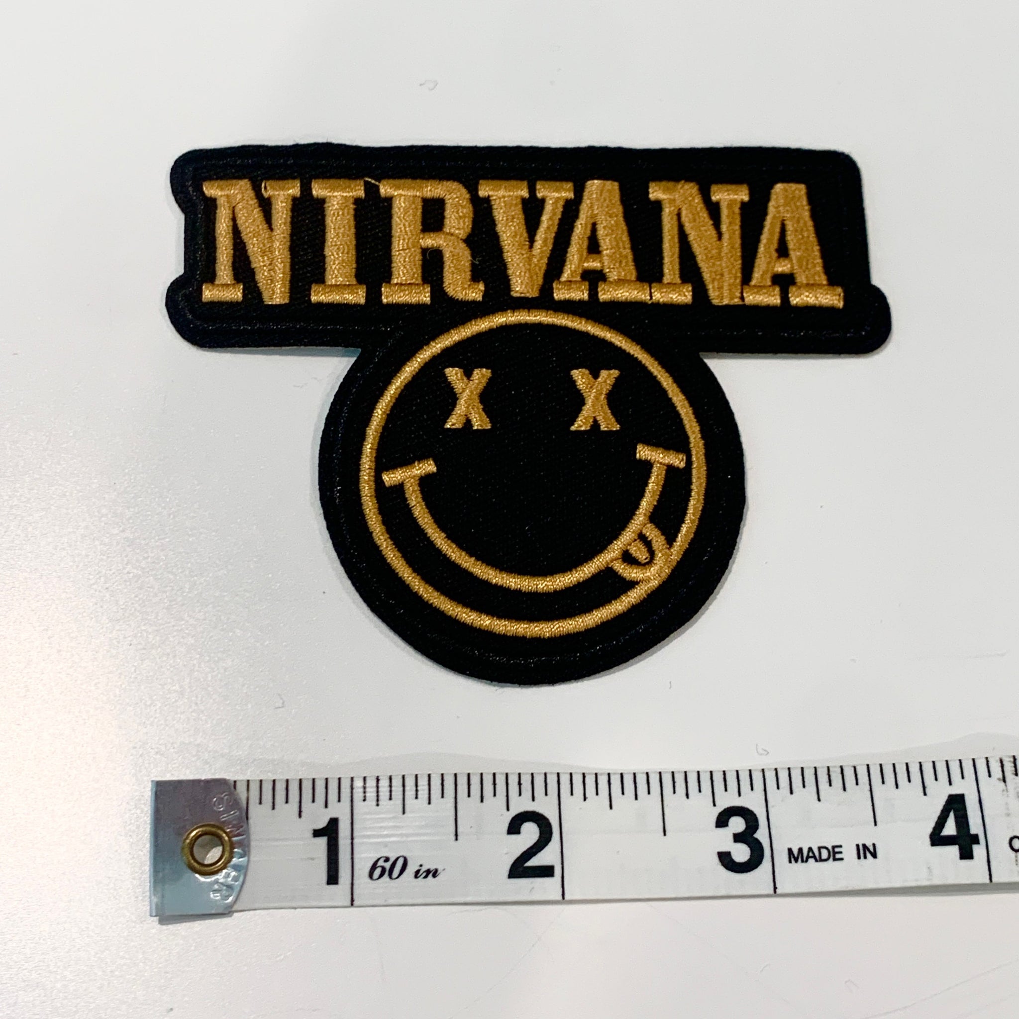 Nirvana Patch (3 design options) – Heads or Tails Pup